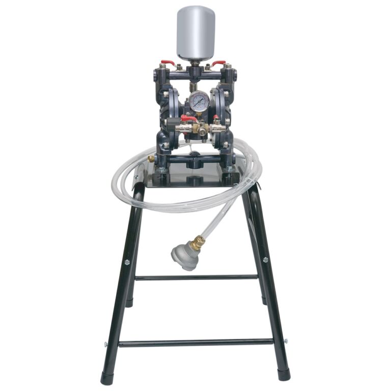 PT-102 Twin Diaphragm Pump w/Stand - Prowin Tools