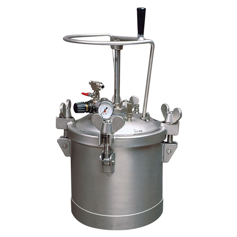 PTS-10MH 10L Stainless Steel Pressure Tank /Manual Agitator - Prowin Tools